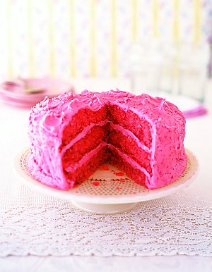 Hot Pink Cake – Edible Crafts