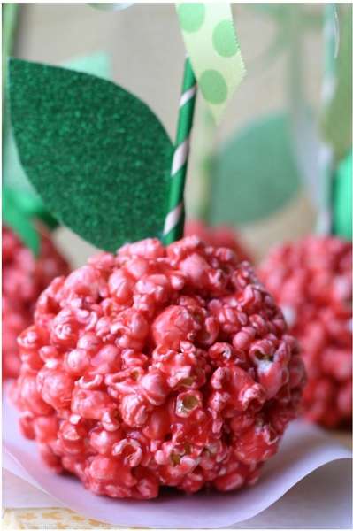 Apple Popcorn Balls – Edible Teacher Gifts – Edible Crafts