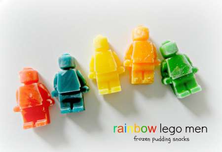 Amazing Lego Man – Frozen Pudding Snacks – Edible Crafts