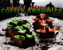 Colorful Skeleton Coffin – Halloween Brownies – Edible Crafts