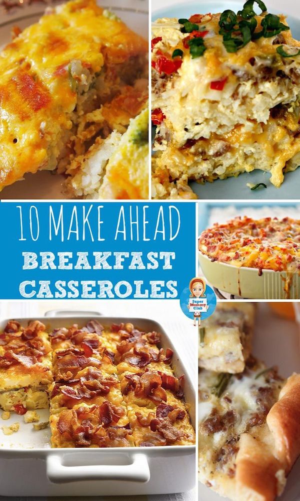 Make Ahead Breakfast Casserole Edible Crafts