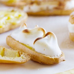 Lemon Meringue Eclairs – Edible Crafts