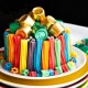 Easy Rainbow Twizzler Cake – Edible Crafts