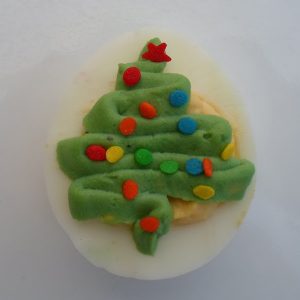 Christmas Tree Deviled Eggs – Edible Crafts