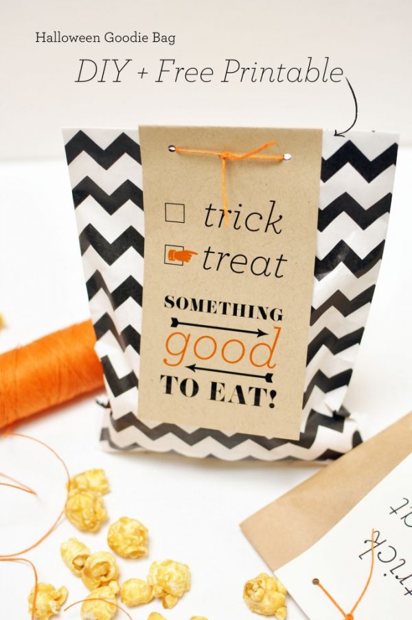 Halloween Printable Treat Bags – Edible Crafts