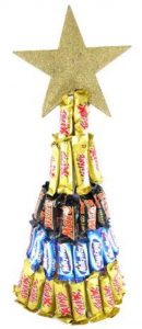 DIY Christmas Chocolate Candy Wreath – Edible Crafts