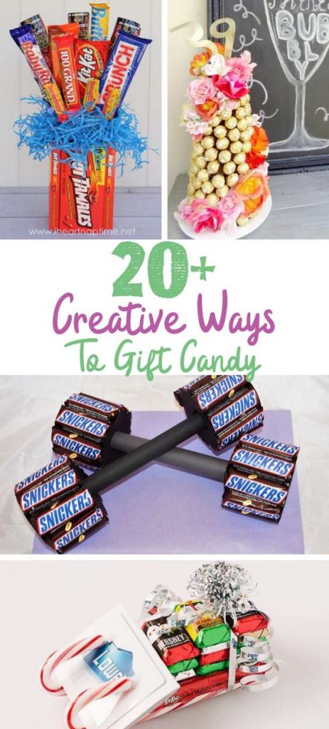20+ Creative Ways To Gift Candy – Edible Crafts