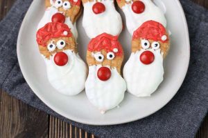 Easy To Make Christmas Santa Nutter Butter Cookies – Edible Crafts