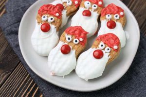 Easy To Make Christmas Santa Nutter Butter Cookies – Edible Crafts