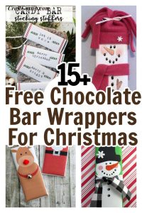 15 Free Printable Chocolate Wrappers For The Christmas Holidays ...