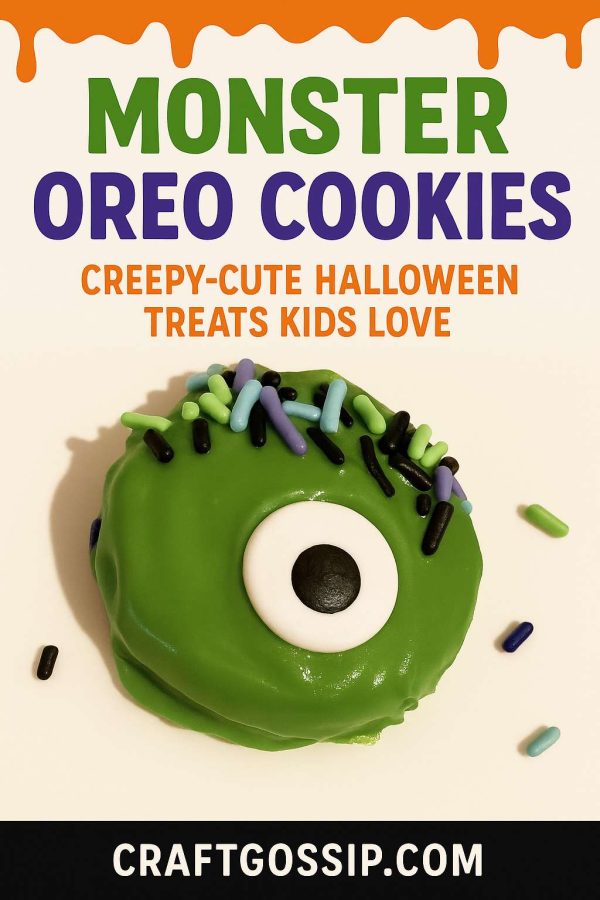 Halloween Monster Chocolate Oreos – Edible Crafts