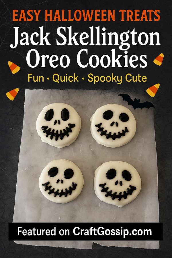 Jack Skellington Skeleton Halloween Oreo Cookies – Edible Crafts