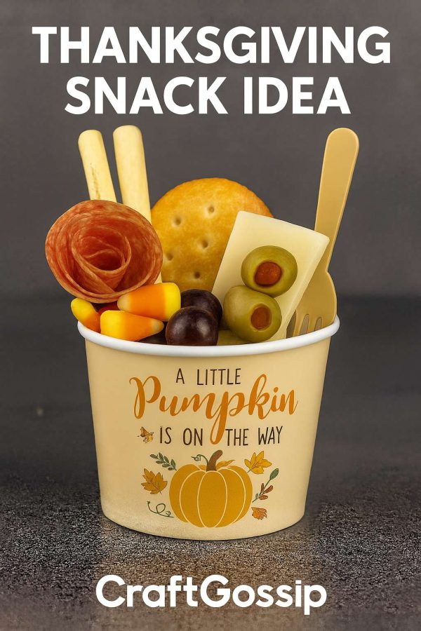 Thanksgiving Snack Cup Idea – A Charcuterie Twist for the Holidays ...