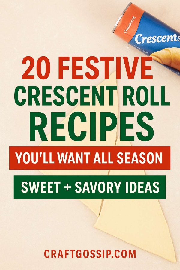 20 Festive Things to Make with Canned Crescent Roll Dough – Edible Crafts