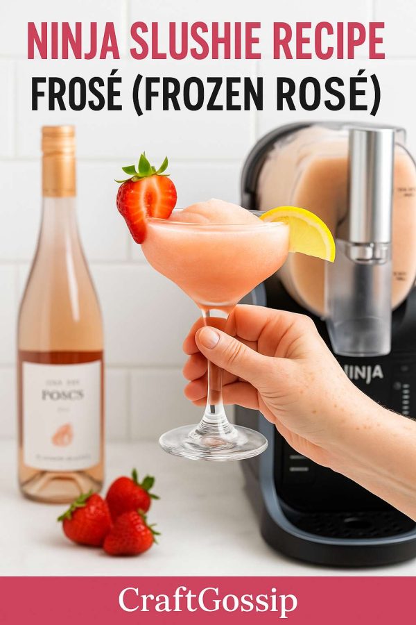 Frosé (Frozen Rosé): My Favourite Pink Cocktail to Make in the Ninja ...