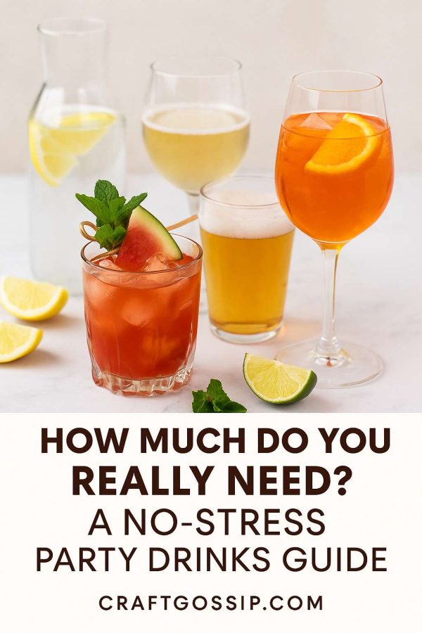 How Much Do You Really Need? A No-Stress Party Drinks Guide for Real ...