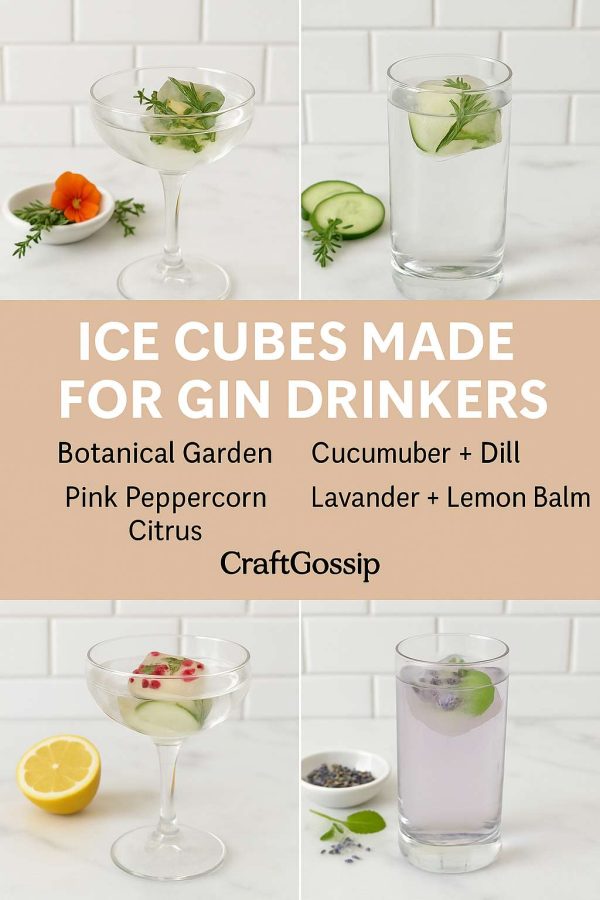 Ice Cubes Made for Gin Drinkers – Edible Crafts
