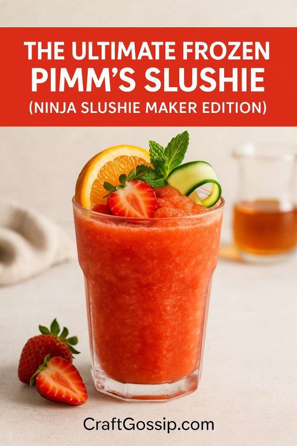 THE ULTIMATE FROZEN PIMM’S SLUSHIE (Ninja Slushie Maker Edition ...