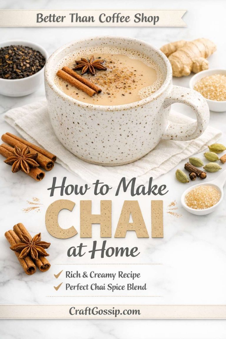 How to Make Chai at Home (Rich, Creamy Masala Chai Recipe That Tastes ...