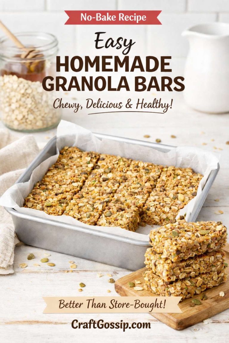 How To Make Easy Homemade Granola Bars – That Are Better Than Store ...