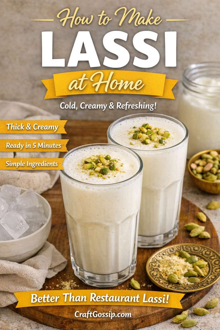 How to Make Lassi at Home (Easy Sweet Lassi Recipe That’s Cold, Creamy ...